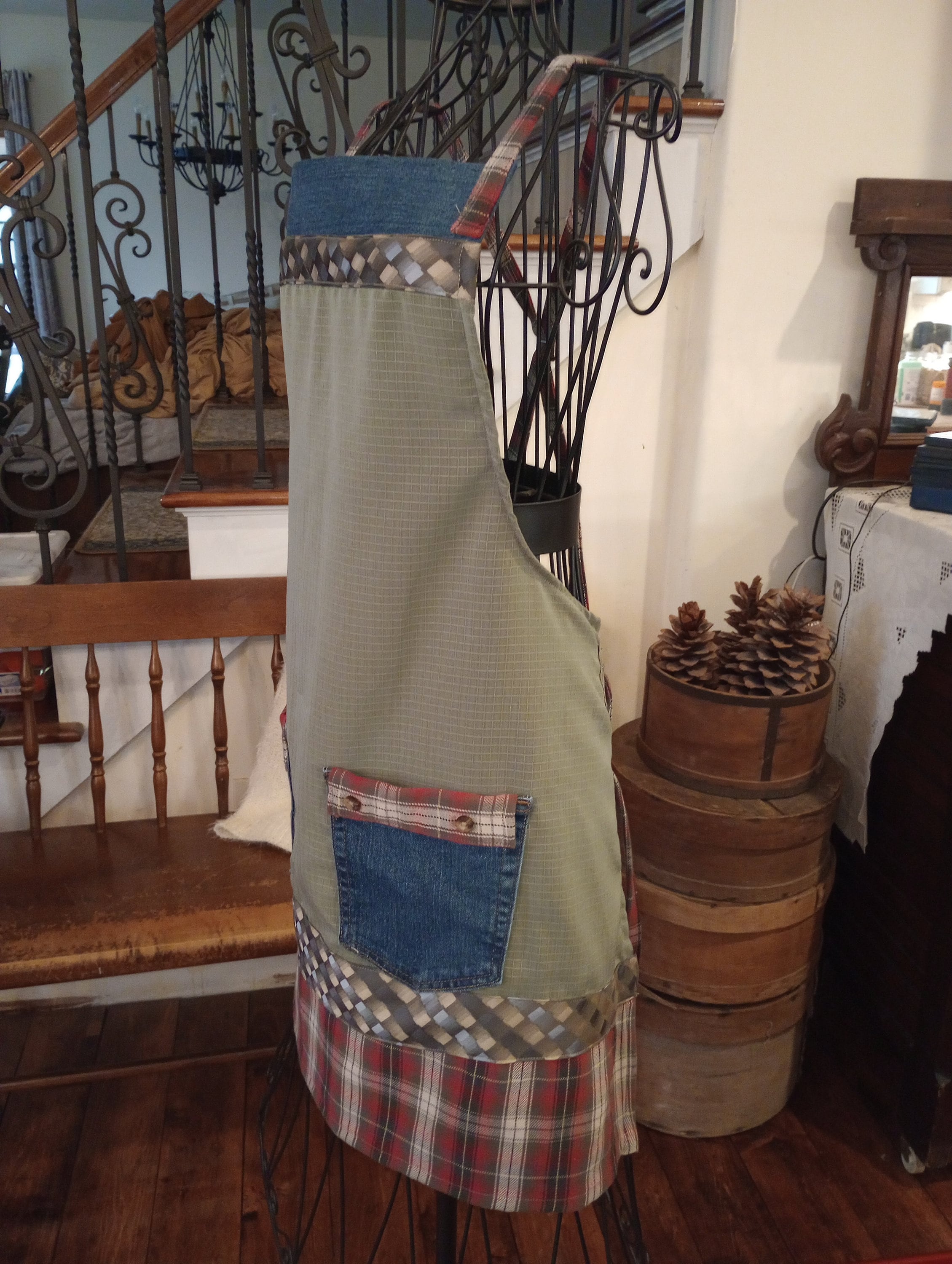 Memory Apron. Custom Created From Your Loved Ones Clothes Shirts ...