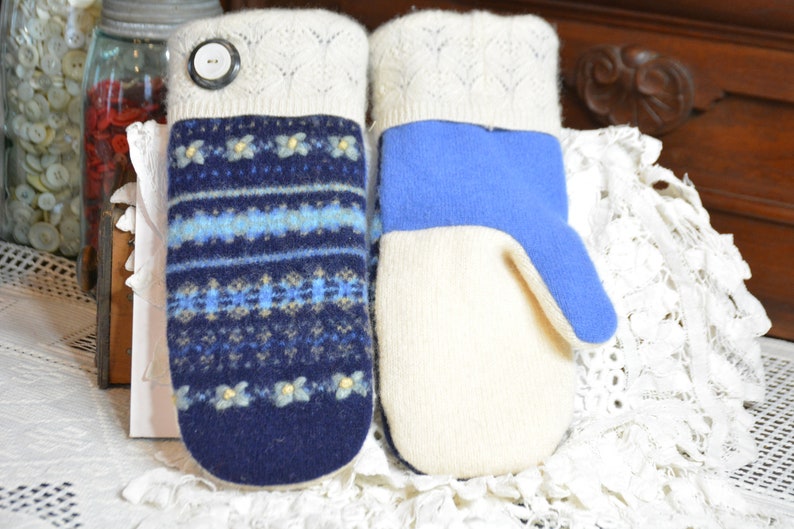 Custom Vermont Mittens Made to Order With Your Color Choices Upcycled ...