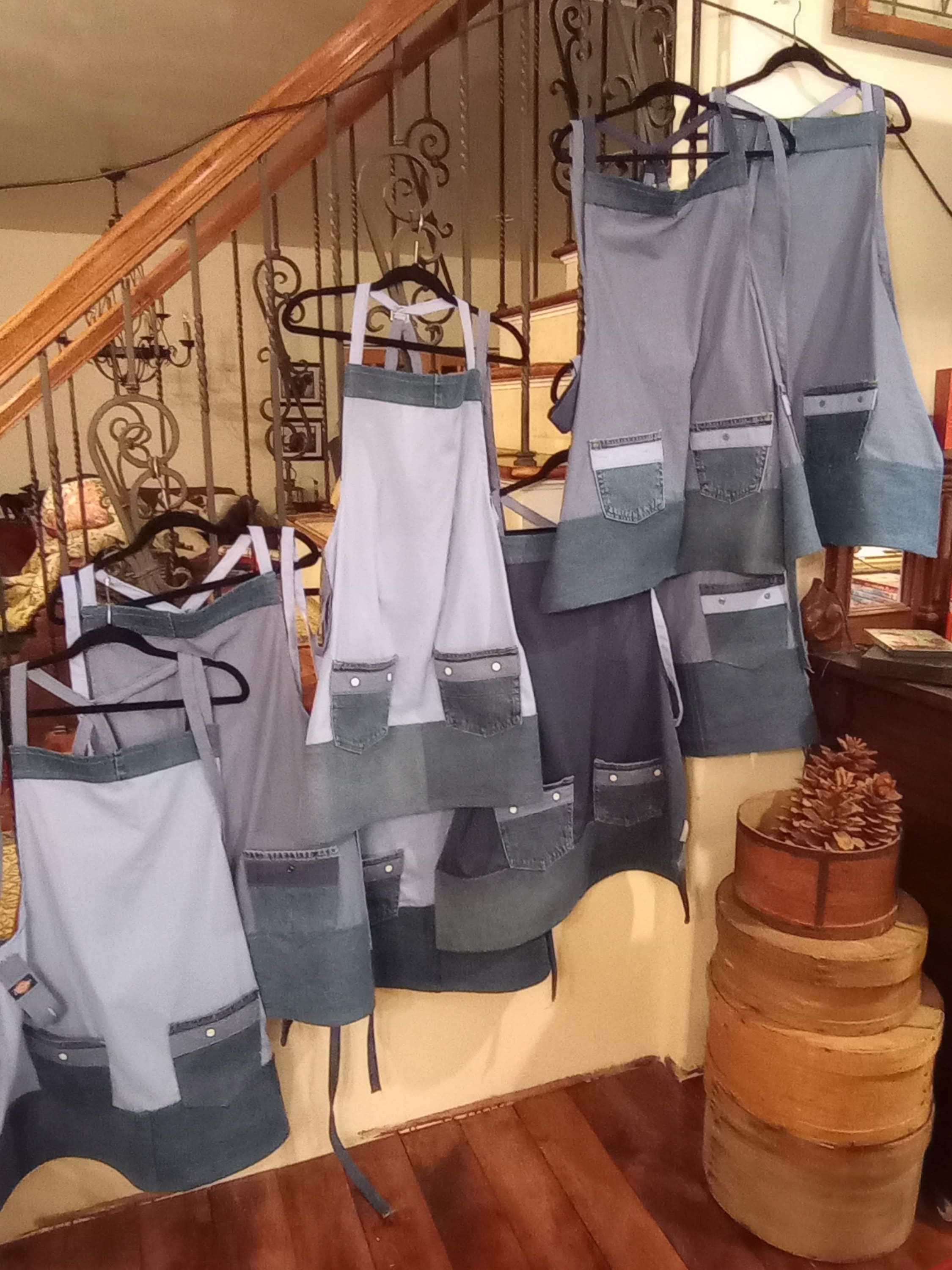 Memory Apron Custom Created From Your Loved Ones Items; Shirts, Jackets ...