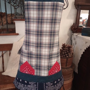 Memory Apron. Custom Created From Your Loved Ones Clothes Shirts ...