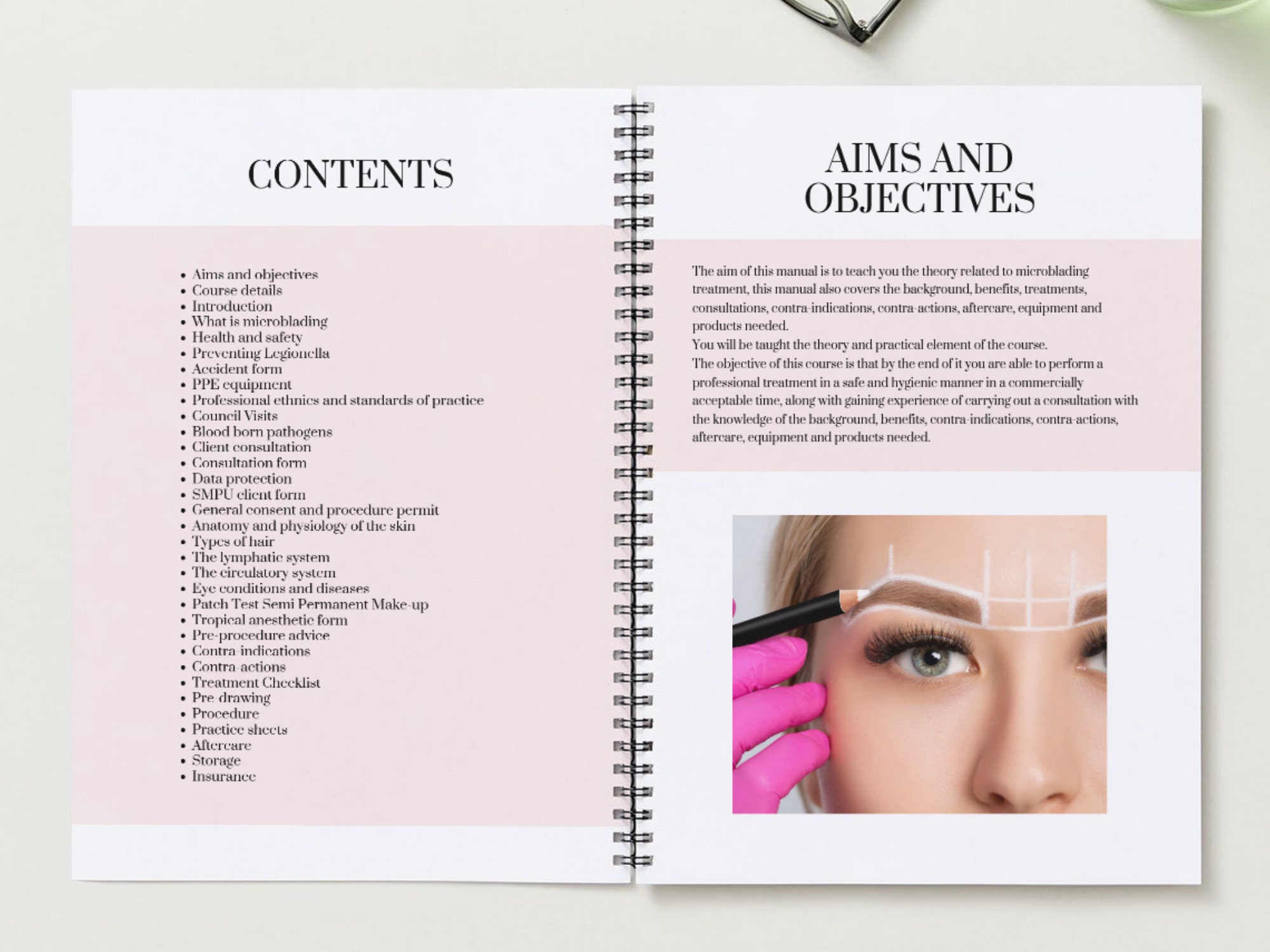 Microblading Training Course - Eyebrow Training Manual – Editable ...