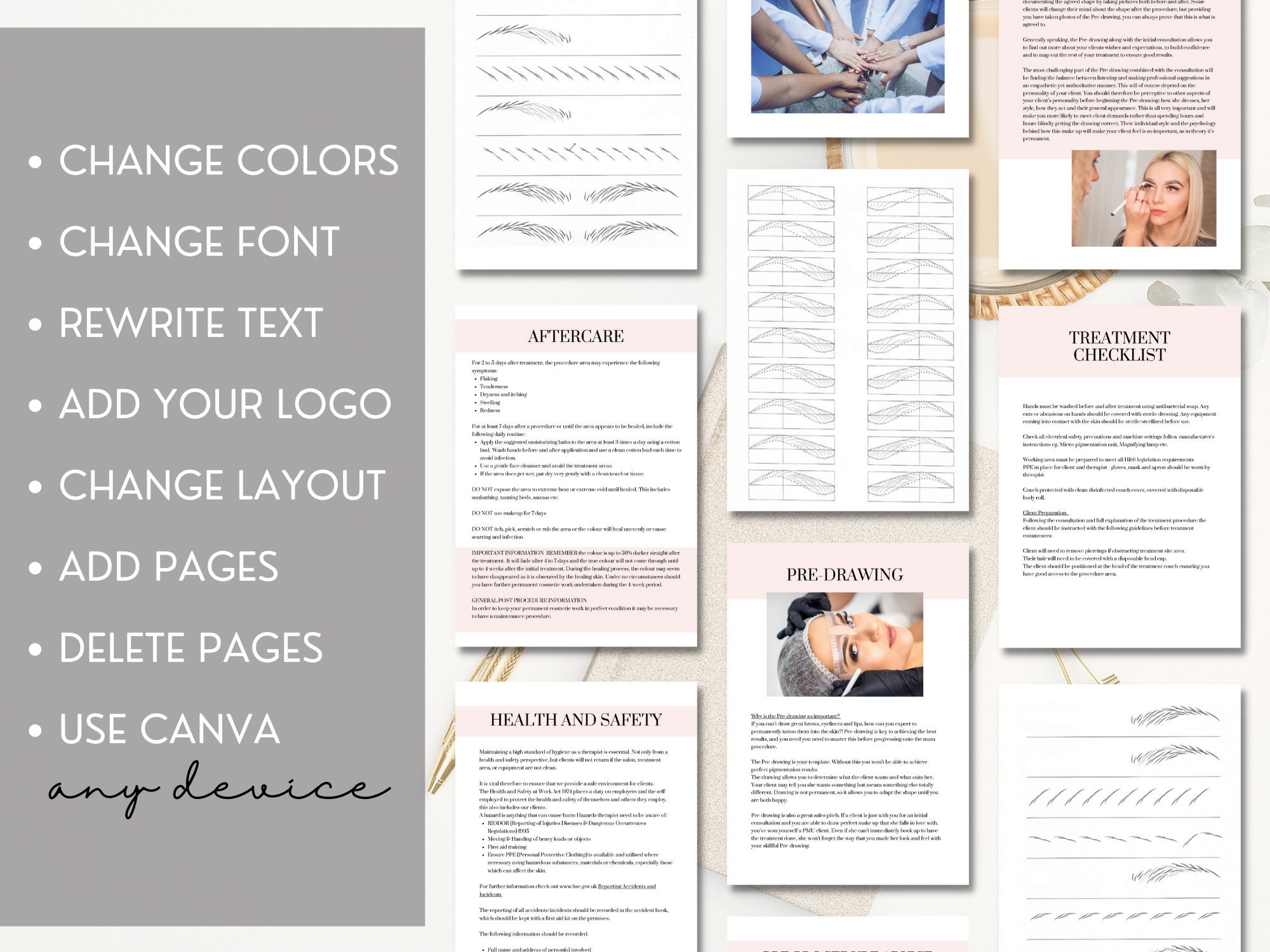 Microblading Training Course - Eyebrow Training Manual – Editable ...