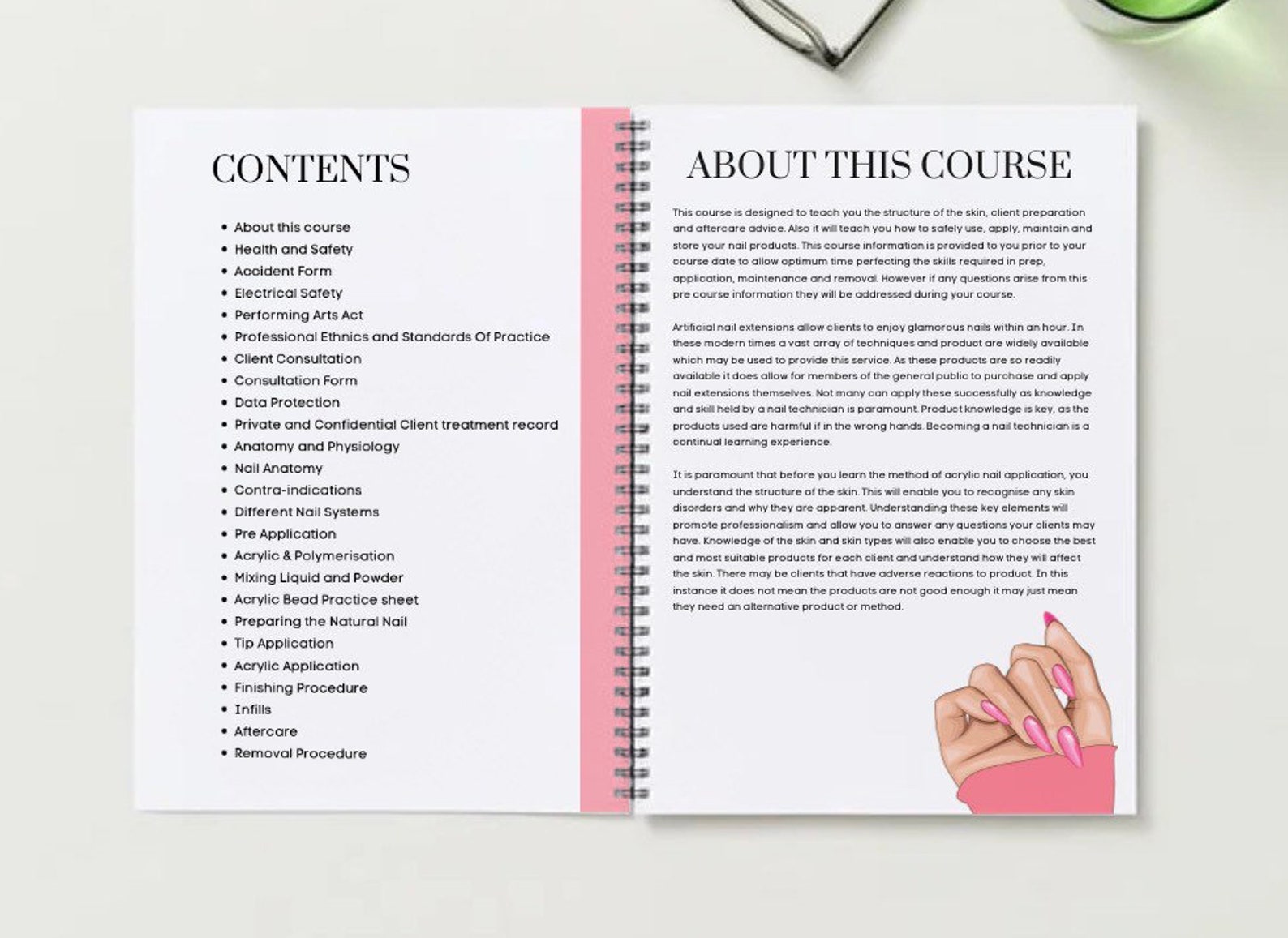 Acrylic Nails Training Manual Nails Training Manual Become a - Etsy