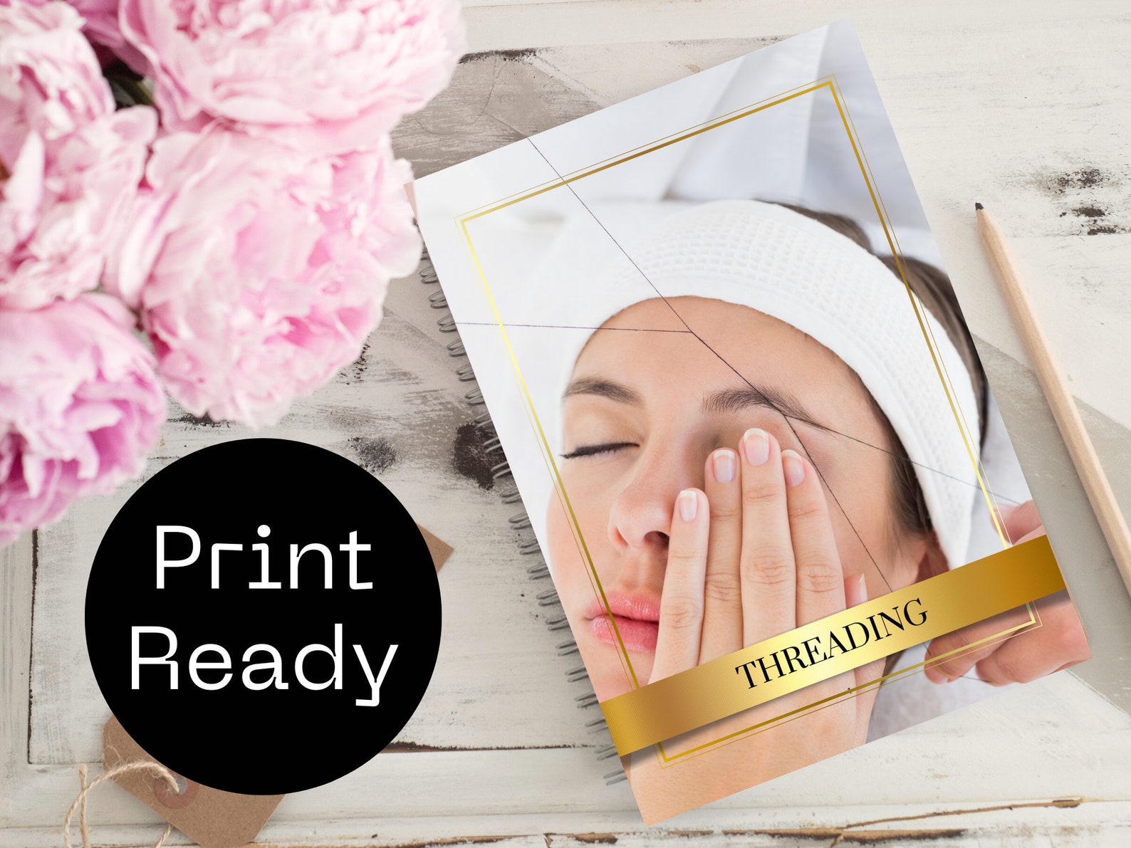 Eyebrow Threading Training Course Eyebrow Wax and Tint Manual Editable Training Manual Tutorial ...