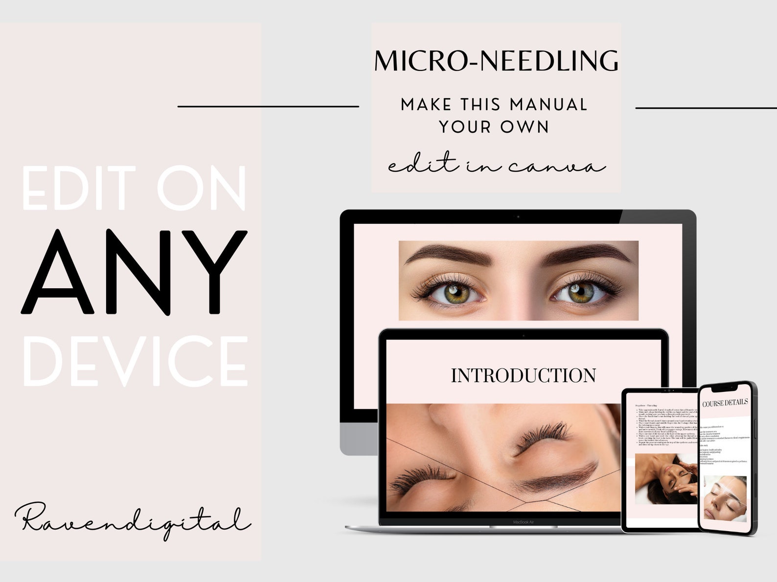 Eyebrow Threading Training Course Eyebrow Wax and Tint Manual Editable ...