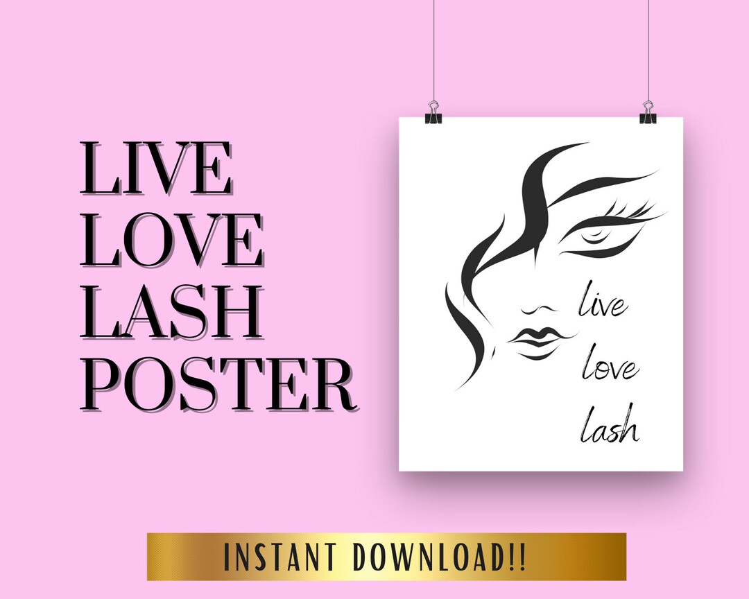 Printable Wall Art, Esthetician Decor, Lashes Decor, Beauty Salon Decor ...