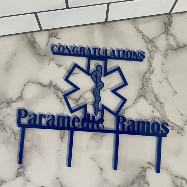 Emt Cake Topper - Etsy