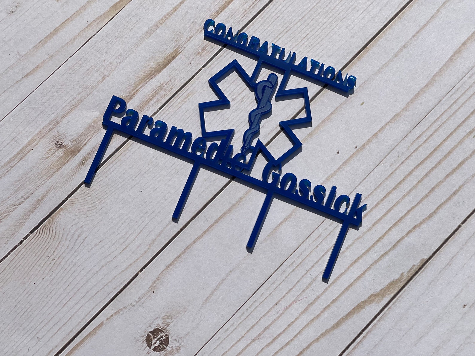 Congratulations Paramedic Cake Topper Personalized Graduation - Etsy ...