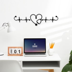 Stethoscope Wood Wall Art, Medical Assistant Gifts, Respiratory ...