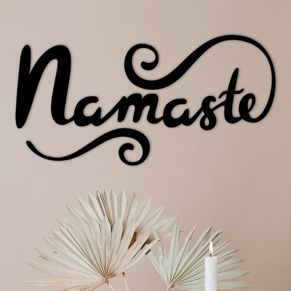 Namaste Sign - Etsy