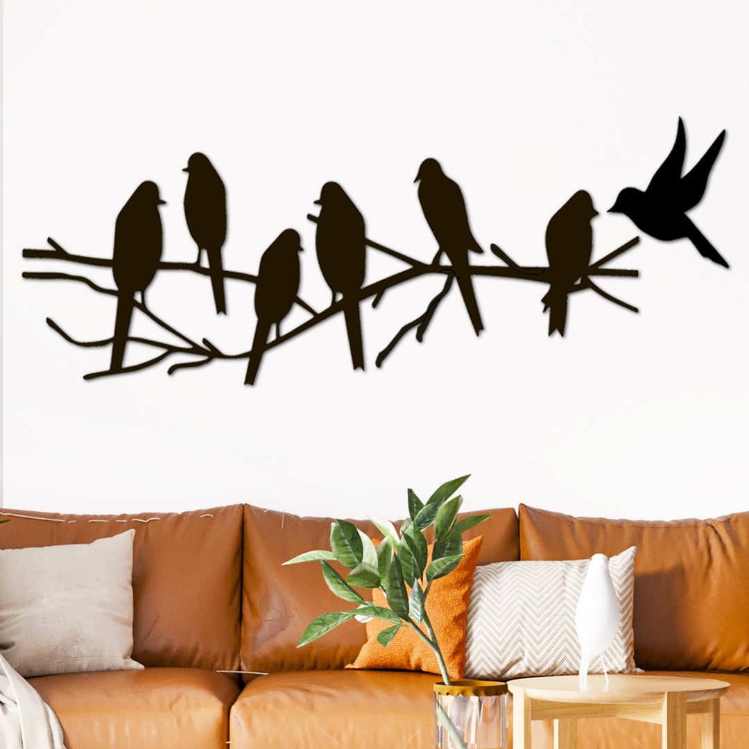 Wood Bird Wall Decor, Wooden Wall Art, Wooden Bird Wall Art, Bird Wall ...