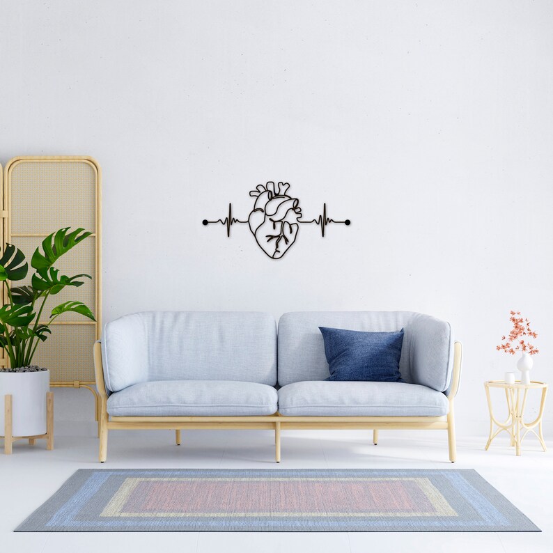 Anatomical Heart Anatomy Art Wood Wall Art Medical School - Etsy