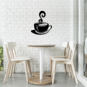 Coffee Wall Decor, Wood Coffee Cup Sign, Tea Mug Sign, Coffee Decor ...