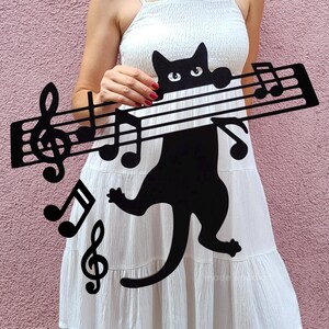 Music Notes Wall Art, Wood Wall Decor, Sheet Music Artwork, Room Decor ...