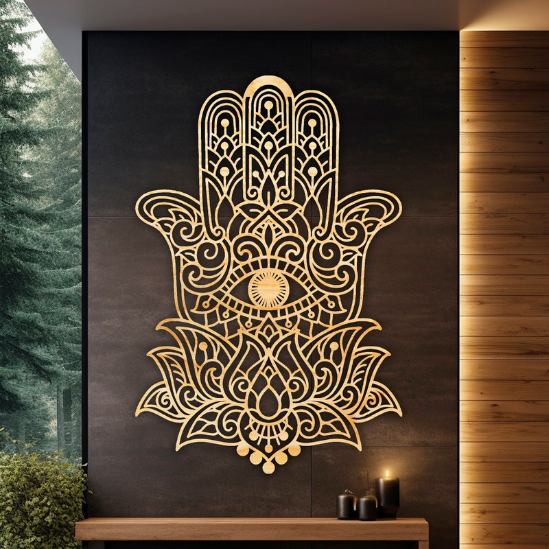 Hamsa Wall Art - Etsy