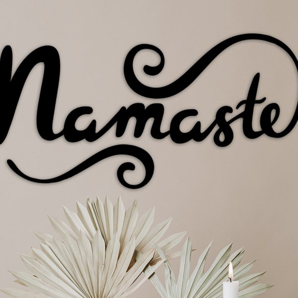 Namaste Sign - Etsy