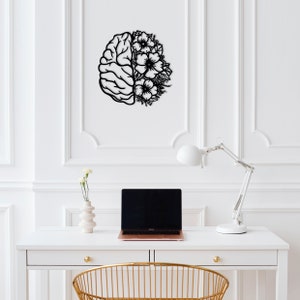 Wooden Brain Art, Human Anatomy Art, Psychology Gifts, Medical School ...