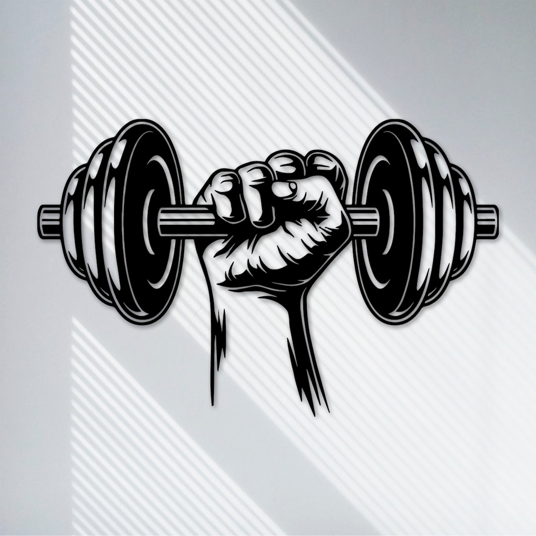 Workout Sign, Home Gym Sign, Wood Wall Decor, Workout Room, Weight ...