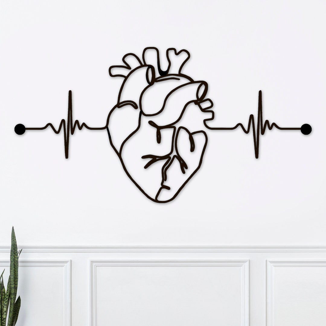 Anatomical Heart, Anatomy Art, Wood Wall Art, Medical School ...