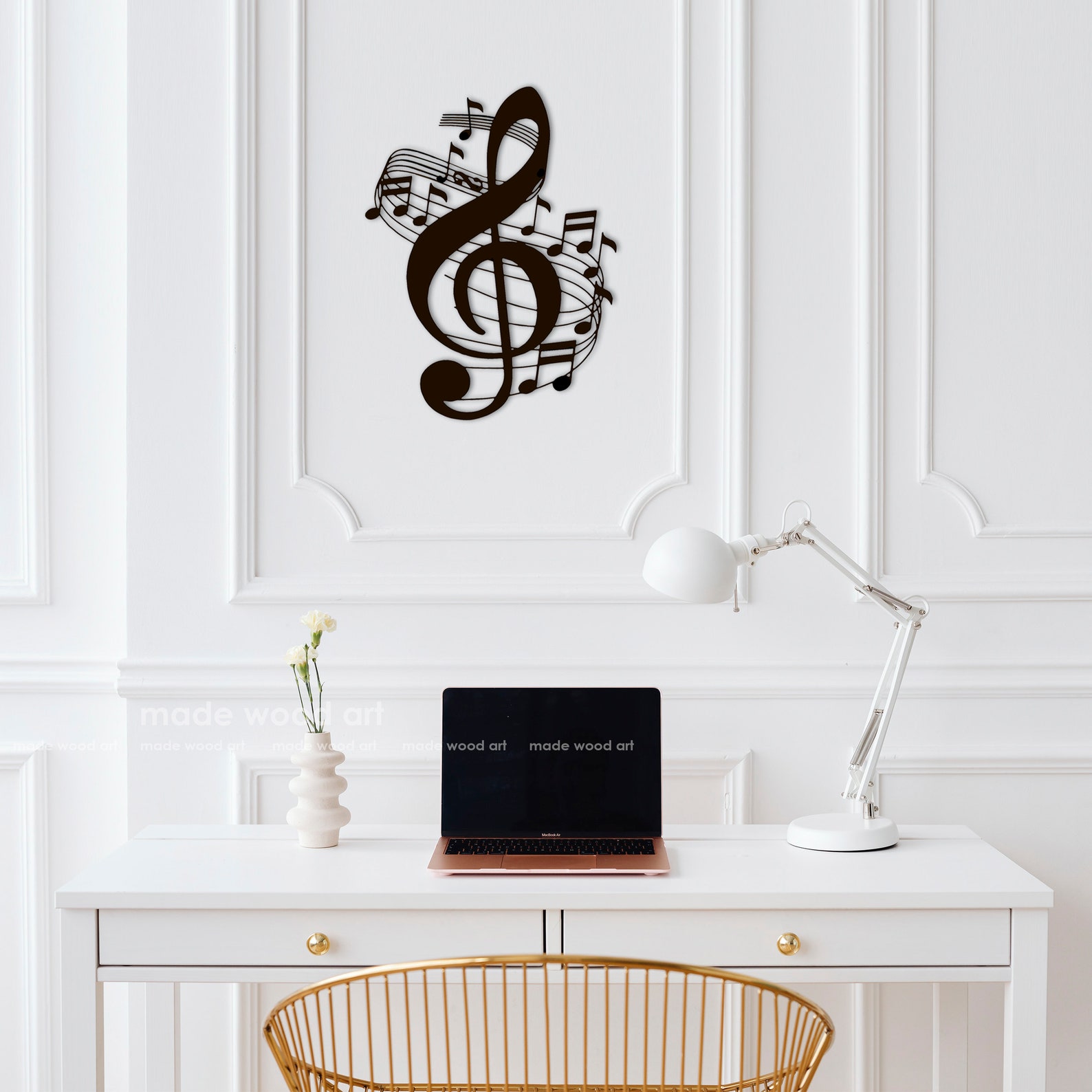 Music Notes Wall Art Wood Wall Decor Music Decor Music | Etsy