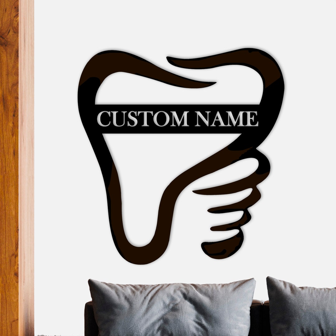 Custom Dental Clinic, Dental Office Décor, Dental Art, Wood Wall Art ...