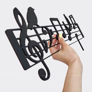 Wood Music Note Wall Decor, Music Symbols, Sheet Music Art, Piano ...