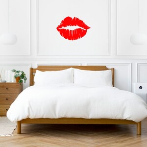 Red Lips Wall Art Wood Wall Art Lip Wall Decor Wooden Lips - Etsy