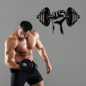 Workout Sign, Home Gym Sign, Wood Wall Decor, Workout Room, Weight ...