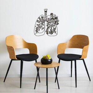 Anatomical Lung Art, Respiratory Therapist Gifts, Wood Wall Artwork ...