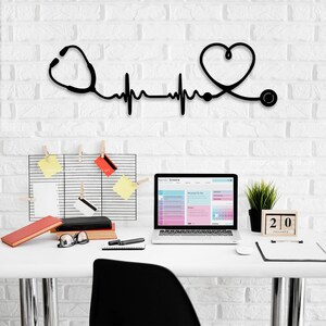 Stethoscope Wood Wall Art, Medical Assistant Gifts, Respiratory ...