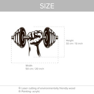 Workout Sign, Home Gym Sign, Wood Wall Decor, Workout Room, Weight ...