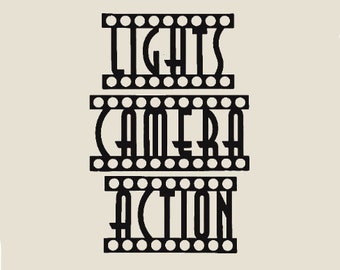 Lights Camera Action - Etsy