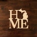 Home Wooden Laser Cut Sign Home Decor Home State Housewarming Gift ...