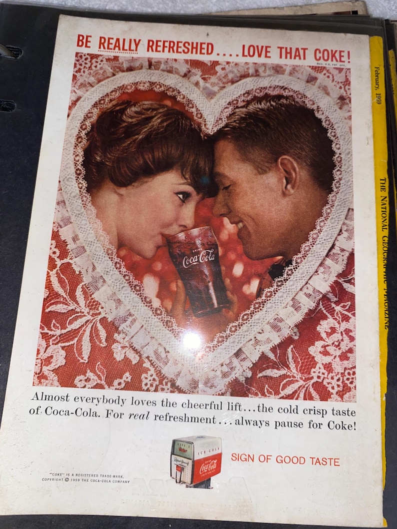 10 Coca Cola Ads From 1950s (TEN) - Etsy