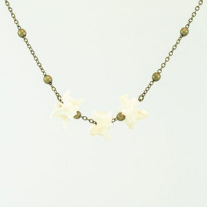 Snake Vertebrae Necklace, Antique Brass Necklace, Taxidermy Jewelry ...
