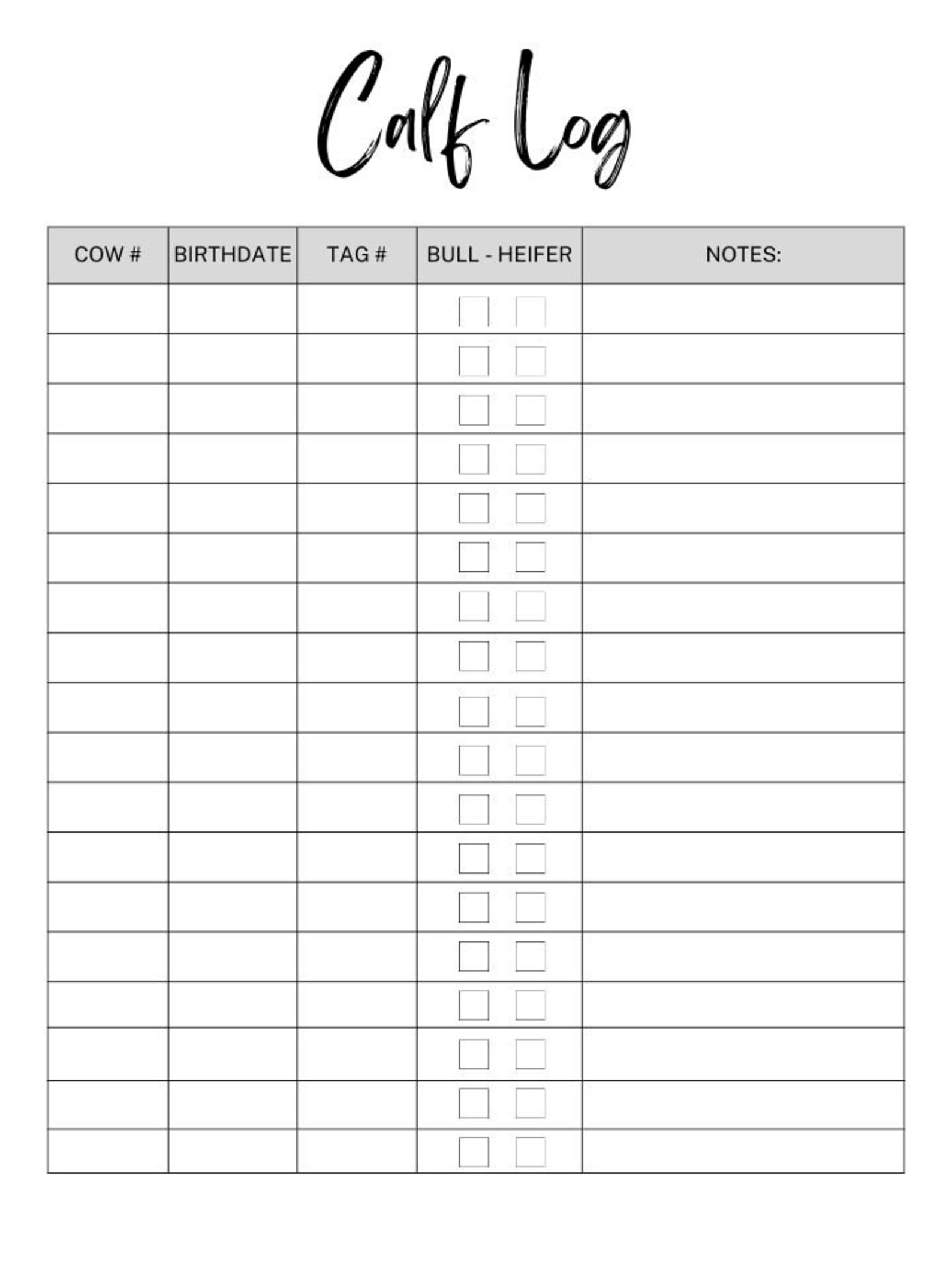 Farm Planner for Cattle Records | |calving, Sales, Year Overview and ...