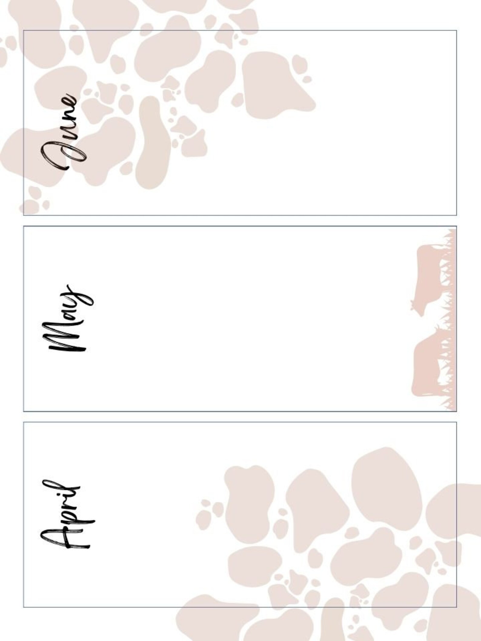 Farm Planner for Cattle Records | WESTERN BOHO |calving, Sales, Year ...