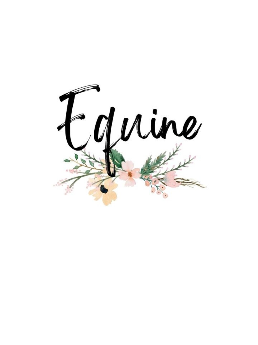 Farm Planner for Equine Records | Navy and Blush Floral | Farrier ...