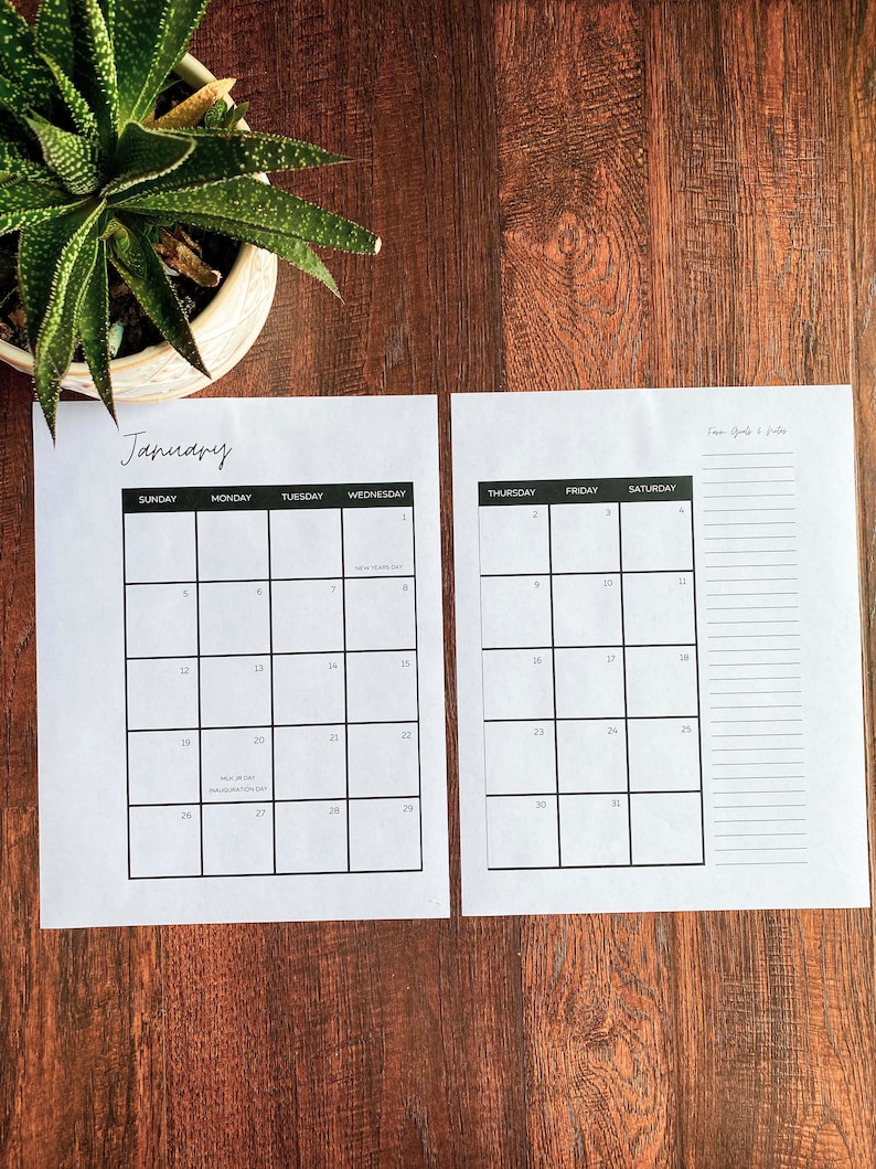 2025 Crop Calendar | Printable Planner | Farm and Ranch Records | Crop ...