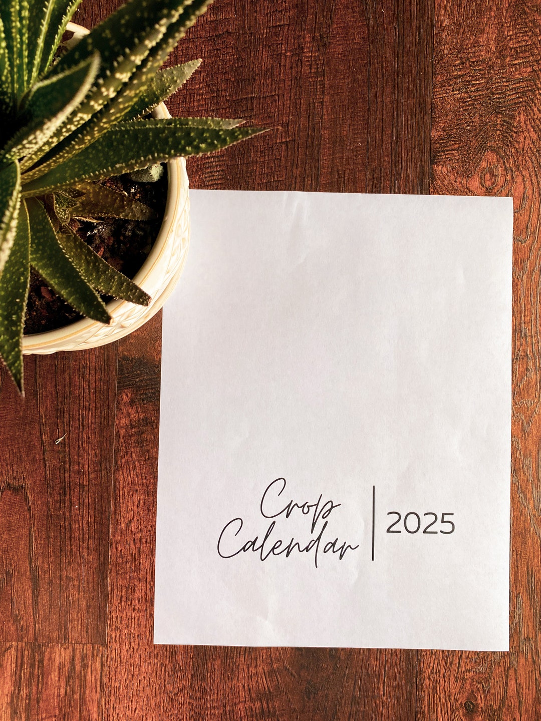 2025 Crop Calendar | Printable Planner | Farm and Ranch Records | Crop ...