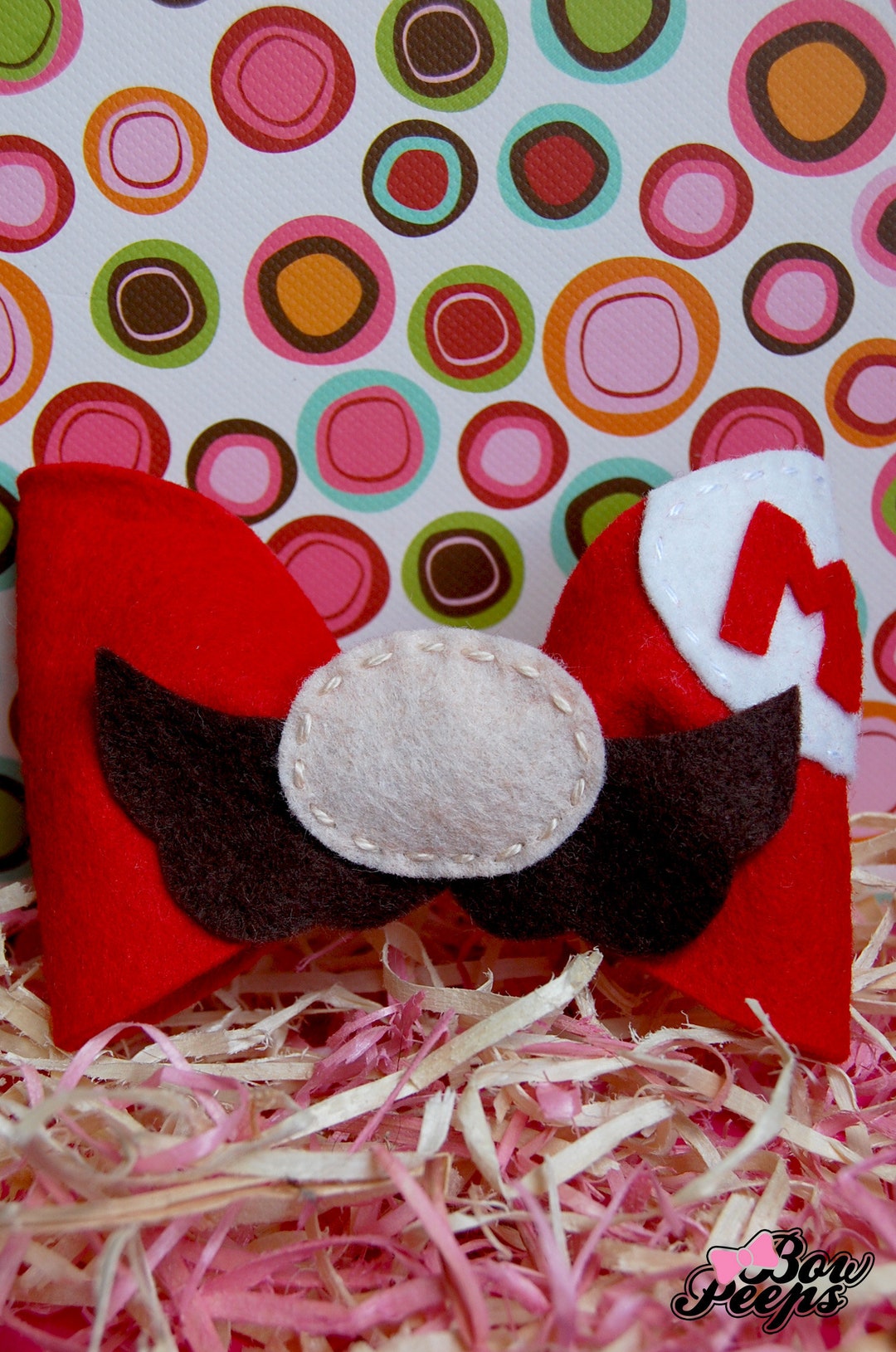 Mario Inspired Bow - Etsy