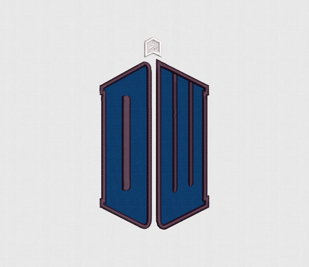 Dr Who Logo Appliqué Machine Embroidery Design 4 Sizes 9 - Etsy