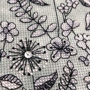 Floral Fox Cross Stitch Pattern by Fiona Baker Instant - Etsy