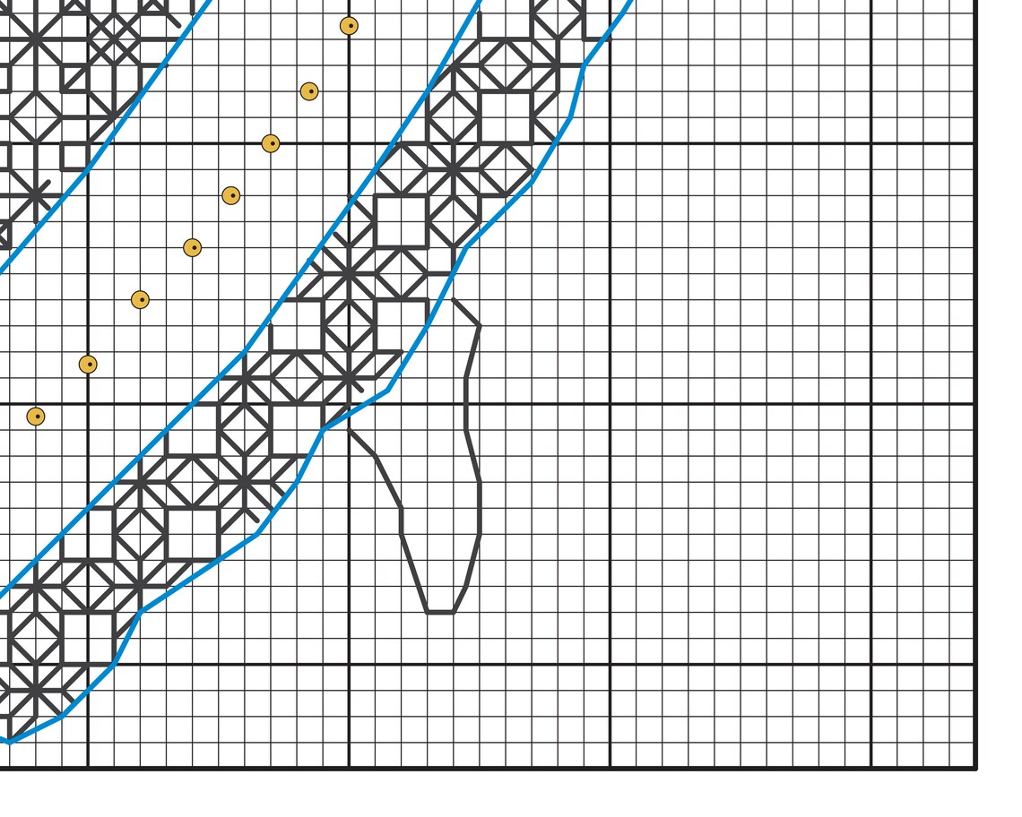 Blackwork Angel Cross Stitch Pattern by Fiona Baker | Etsy