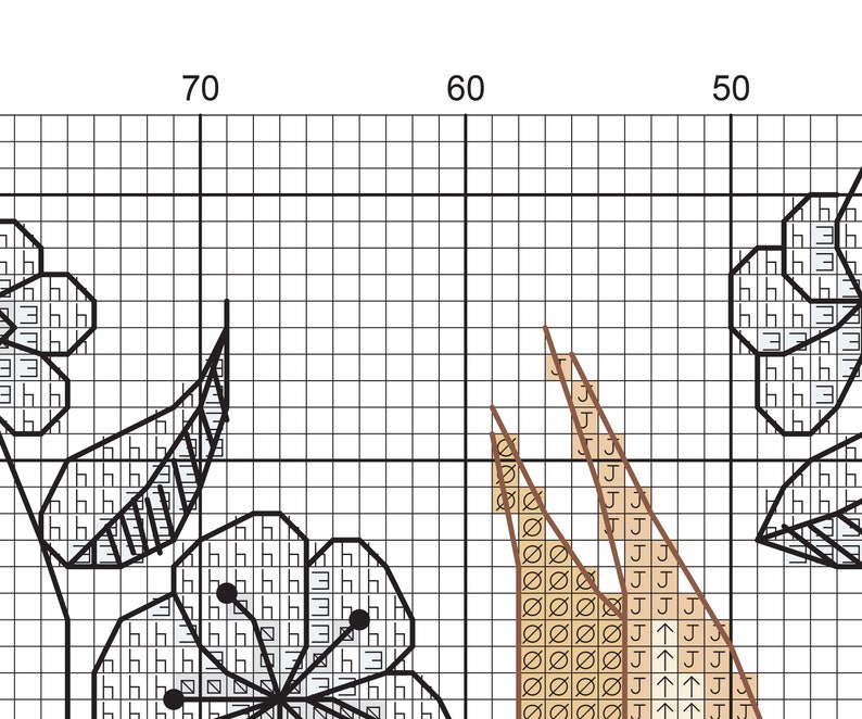 Running Hares Cross Stitch Pattern by Fiona Baker Instant - Etsy UK