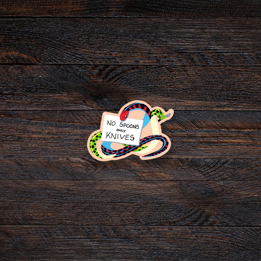 Disability Pride Garter Snakes Sticker 3 Matte Waterproof Vinyl Big ...