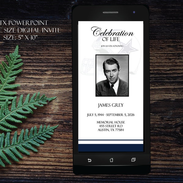 Dallas Cowboys Invitation Template - Etsy