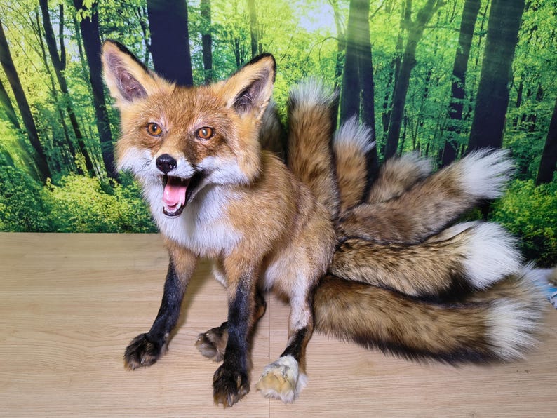 Ninetailed Fox Soft Mount - Etsy