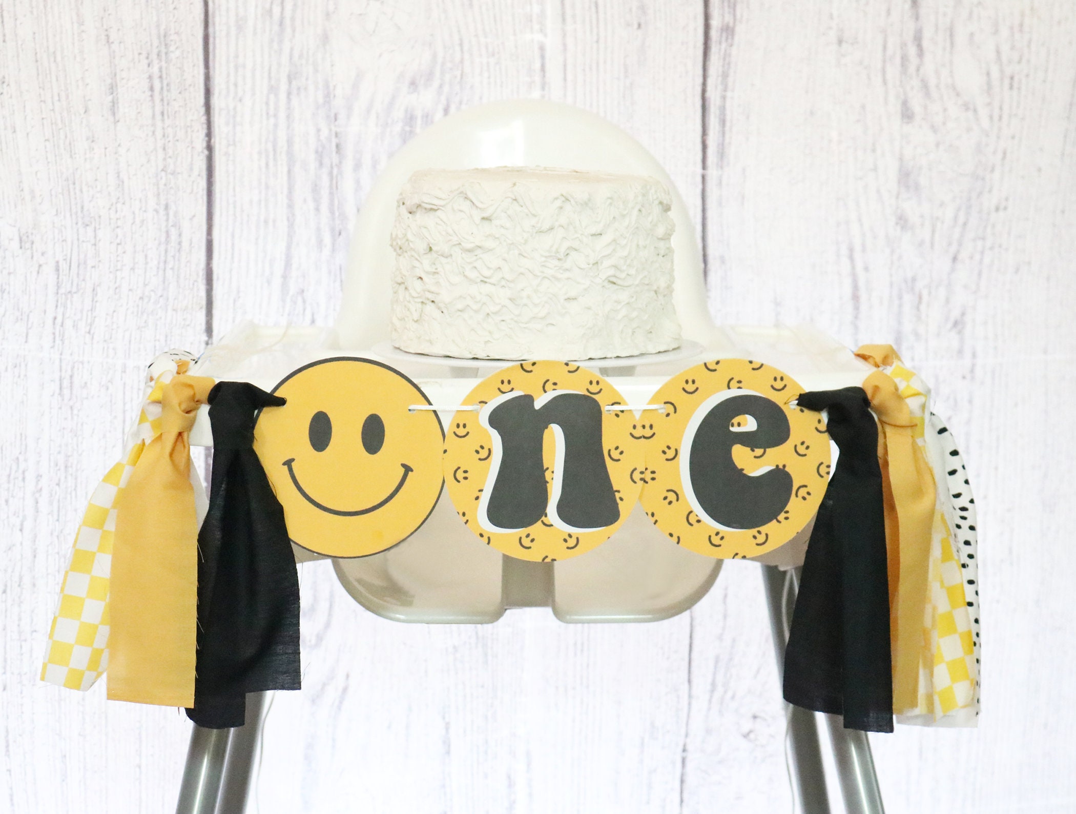 Happy Dude High Chair Banner One Happy Dude Paper Smile - Etsy