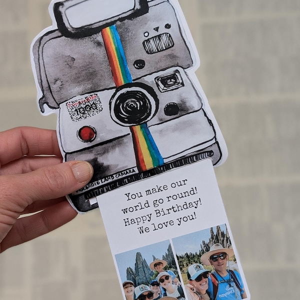 Polaroid Card - Etsy